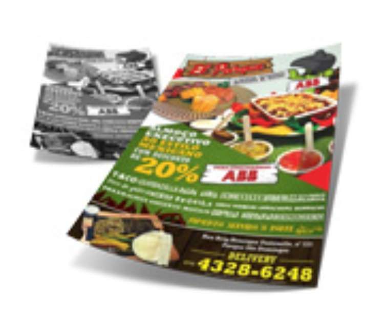 Panfletos, Flyers E Folhetos Couchê 90g Sem Verniz Panfletos, Flyers E Folhetos Couchê 90g Sem Verniz